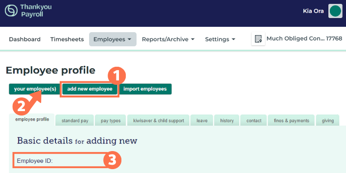 How Do I Set Up An Employee?