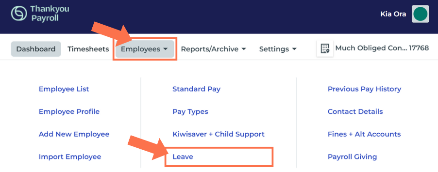 How to Show Leave Balances on the Employee's Payslip