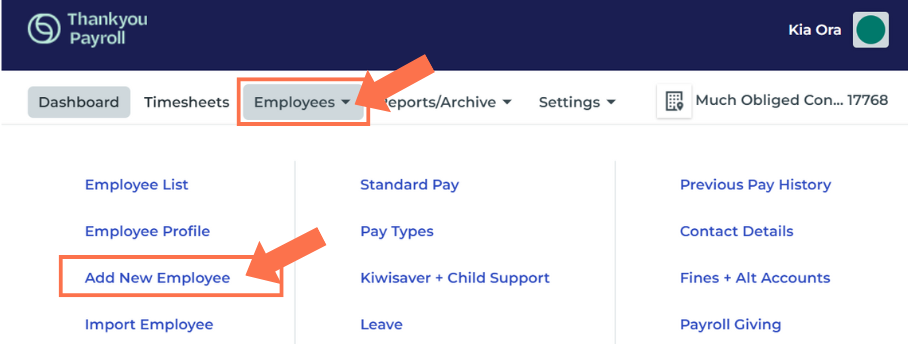 How Do I Set Up An Employee?