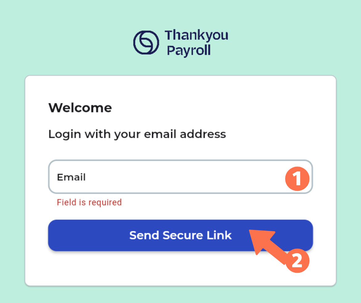Return Log In to the Payroll Portal