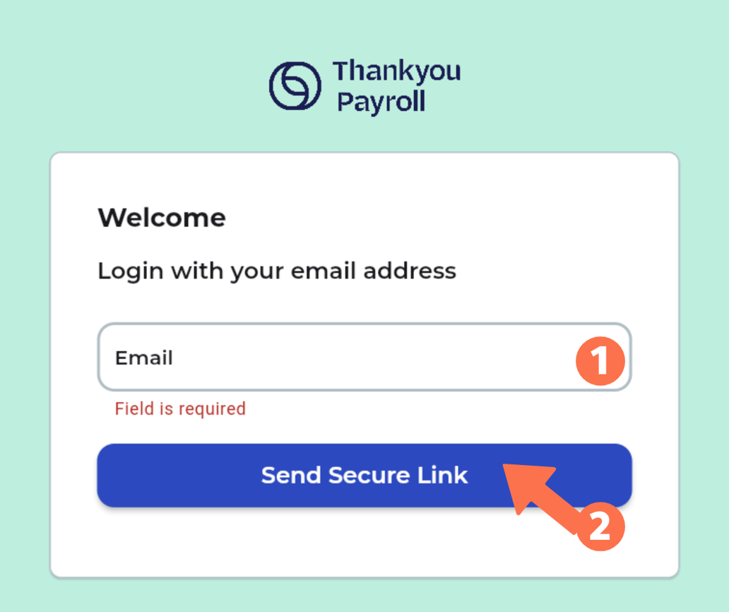 Return Log In to the Payroll Portal