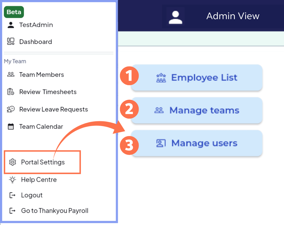 Managing Payroll Portal Access