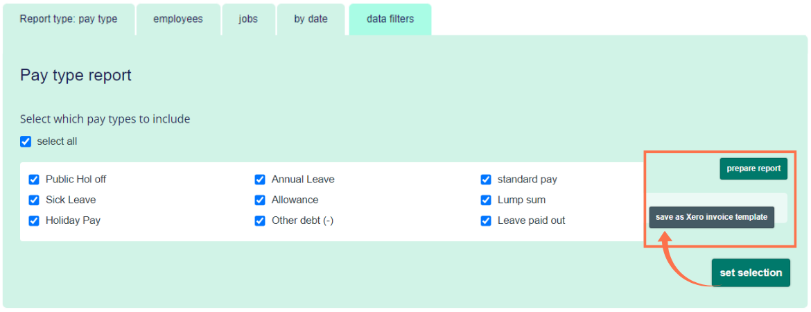 Customising your Xero Invoice Template using Custom Reports