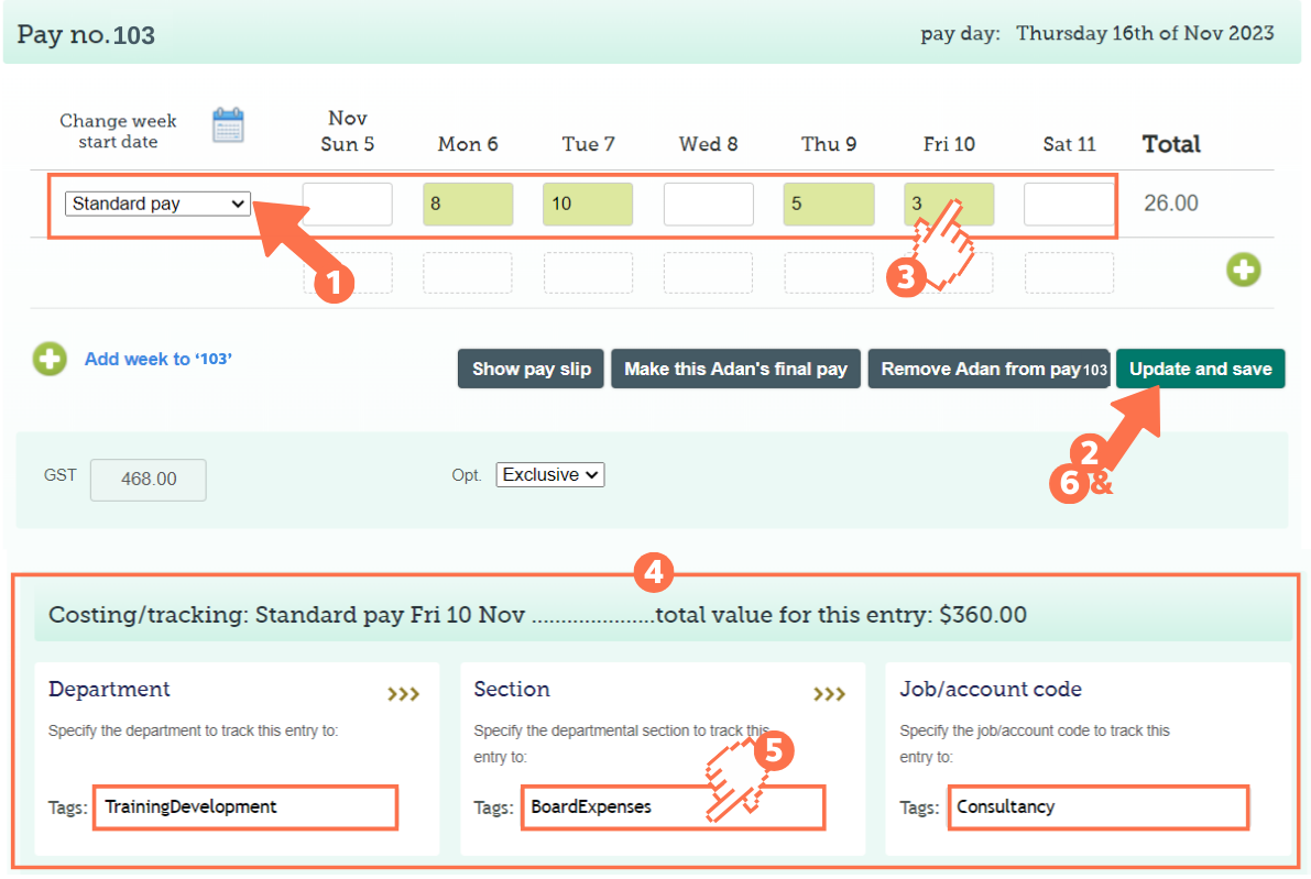 Using Tracking Categories and Job Codes