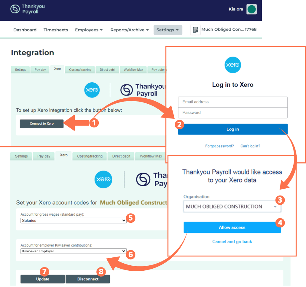 Setting Up Xero Integration