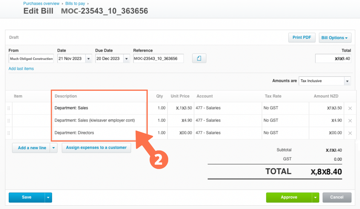 Customising your Xero Invoice Template using Custom Reports