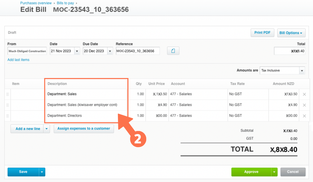 Customising your Xero Invoice Template using Custom Reports