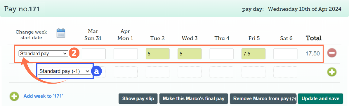 An employee's pay rate is changing at the beginning of the financial ...