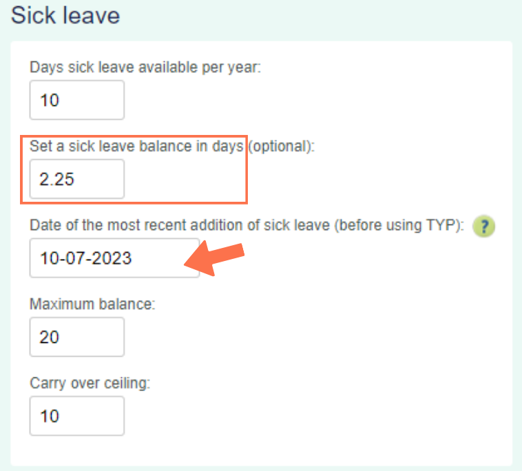Importing Existing Leave Balances