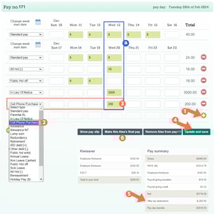 Deductions From a Final Pay