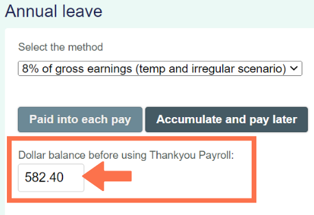 Checking the Accumulated Holiday Pay Balance for Fixed-Term Employees