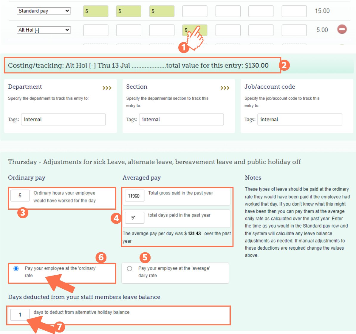 Checking Alternative Leave Calculations in a Fixed-Term Employee's ...