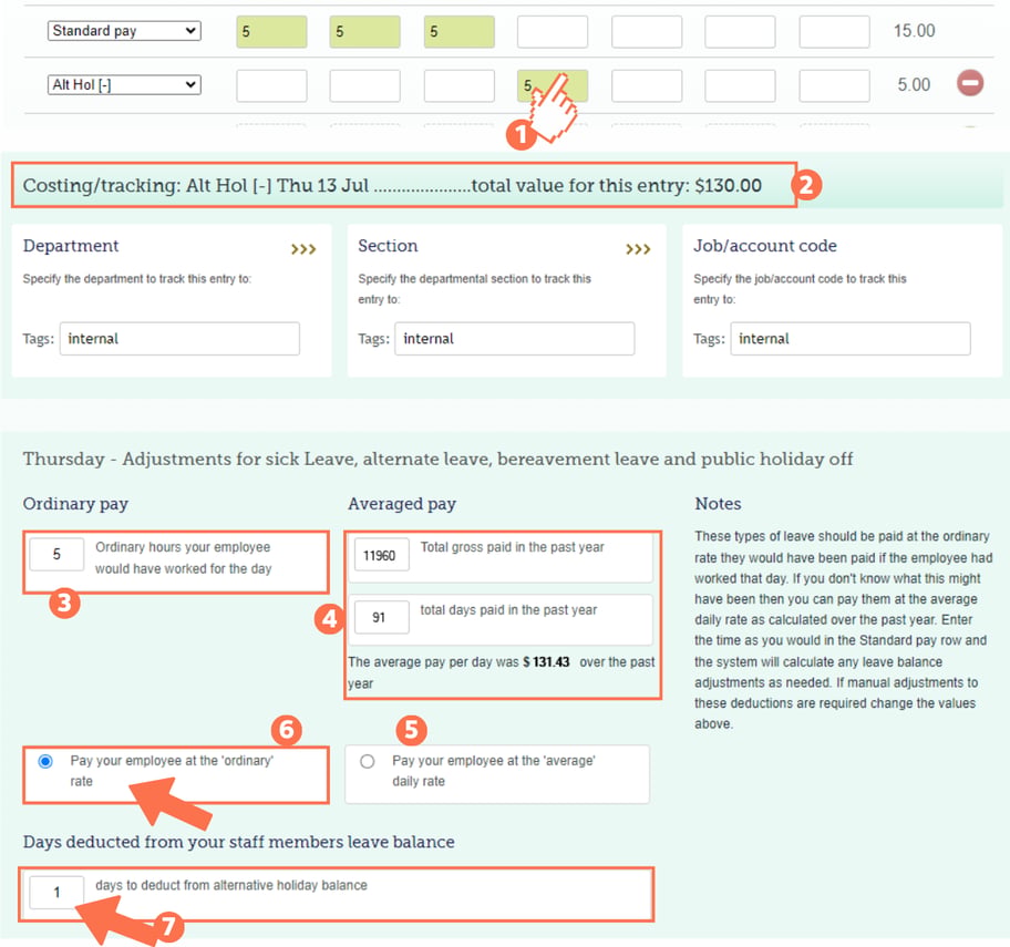 Checking Alternative Leave Calculations in a Fixed-Term Employee's ...