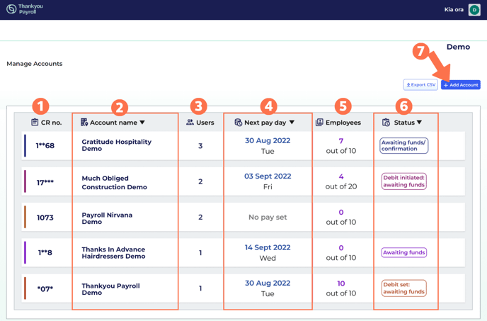 Managing Multiple Accounts Managing Multiple Accounts