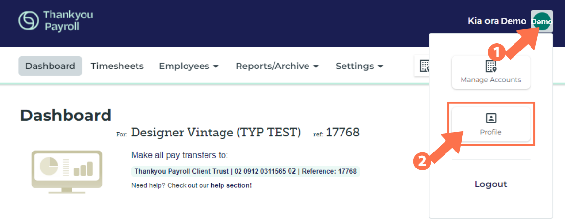 Updating Your User Contact Information and Email Address