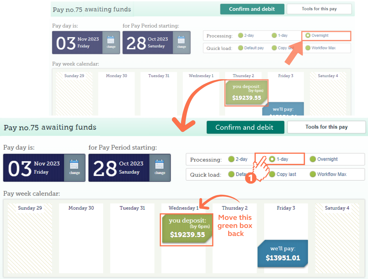 Why is Direct Debiting refusing to set?