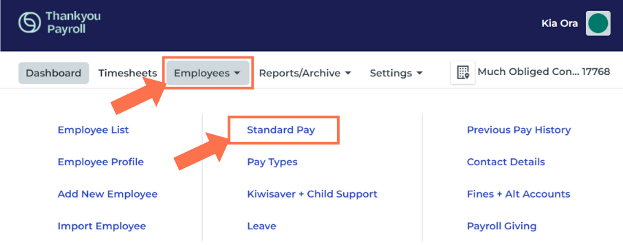 Setting Up Pay Automation