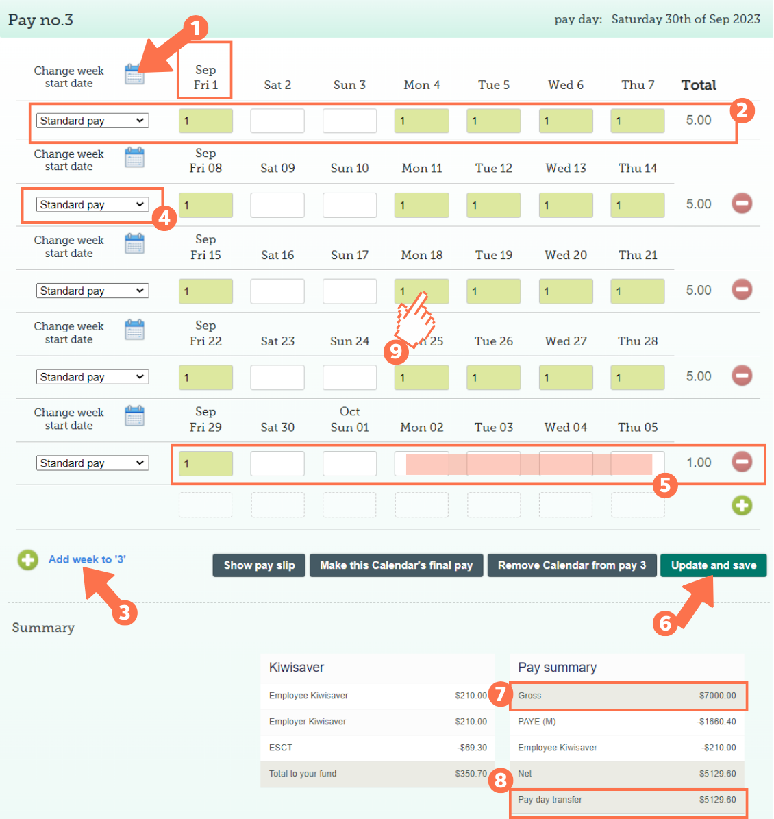 Paying an Employee a Monthly Salary