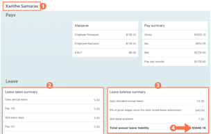 Employee Reports: Checking Leave Liability