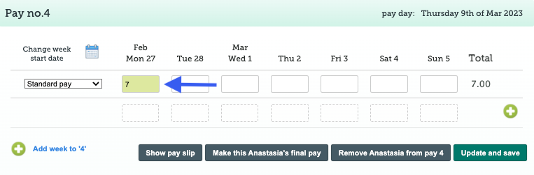 Changing the Pay Rate during a Pay Period